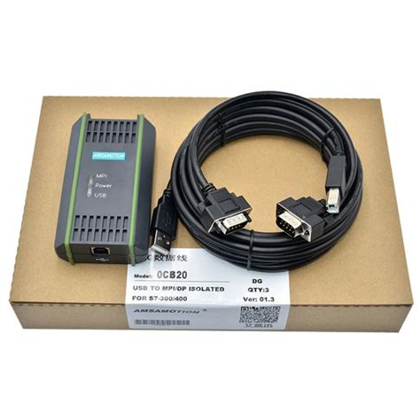 Plc Programozó Kábel 6es7972 0cb20 0xa0 Siemens S7 200 300 400 Usb Mpi Isolated Mpi Ppi