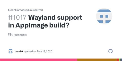 Wayland Support In AppImage Build Issue CoatiSoftware Sourcetrail GitHub