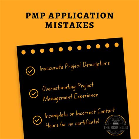 Avoiding Common Mistakes On Your Pmp Application