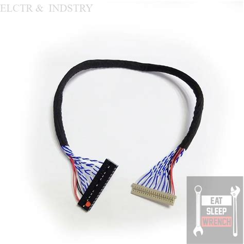 Jual Kabel Lvds Dual Channel Pin Bit Channel Untuk Universal Mainboard Berkualitas Baik