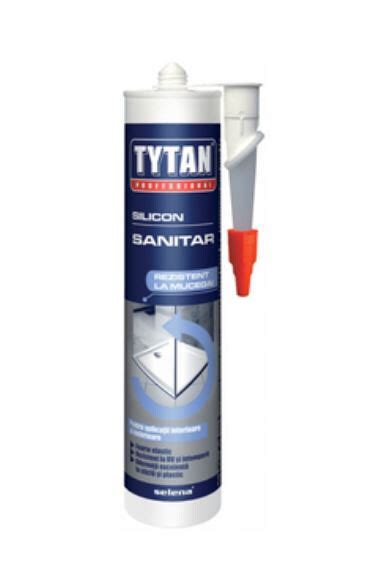Silicon sanitar transparent 280ML TYTAN PROF.