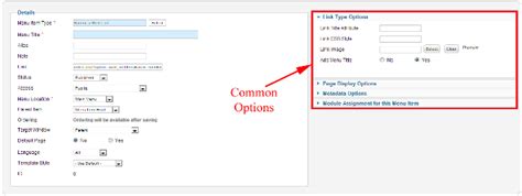 Help25menus Menu Item Weblink Submit Joomla Documentation