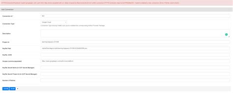 Failed To Make A Connection From Airflow To Google Cloud Stack Overflow
