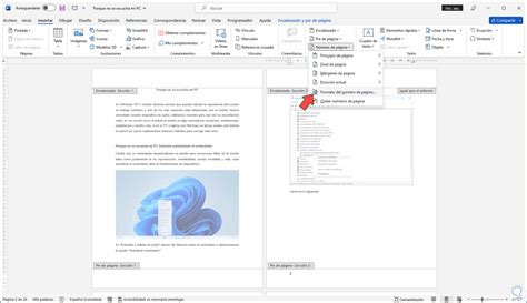 cómo poner número de página en word desde la segunda hoja solvetic
