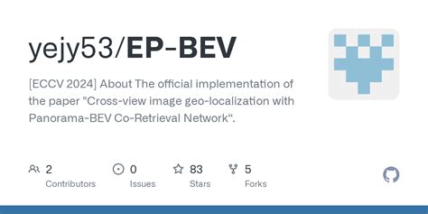 Github Yejy53 Ep Bev [eccv 2024] About The Official Implementation