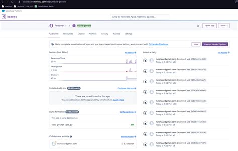 Github Nursnaazmovie Genere Ci Cd Pipeline Prediction