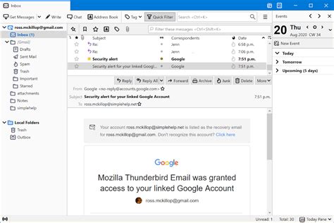 How To Set Up Thunderbird To Send And Receive Your Gmail Simple Help