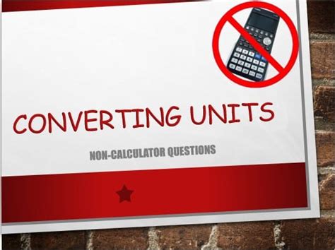 Maths Igcse Topic 0701 Converting Units 0607