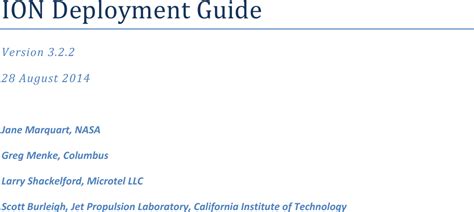 ION Deployment Guide