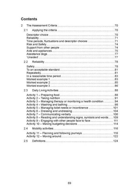 Food Guide Pdf 116643 Pip Assessment Guide Part 2 Assessment Criteria