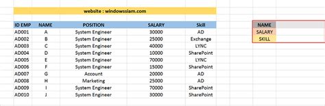 การใชฟงกชน VLOOKUP Excel ในการคนหาขอมล WINDOWSSIAM