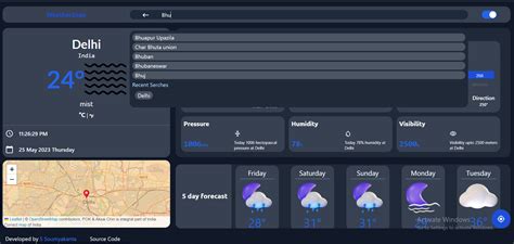 GitHub S Soumyakanta Weather App Weathersnap Is A Feature Rich Weather Application Built