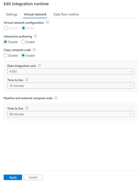 관리형 가상 네트워크 및 관리형 프라이빗 엔드포인트 azure data factory microsoft learn