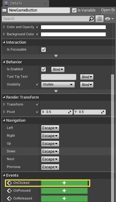 User Interface With UMG | Unreal Engine Documentation