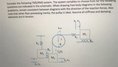 solved consider the following tms rms system the system