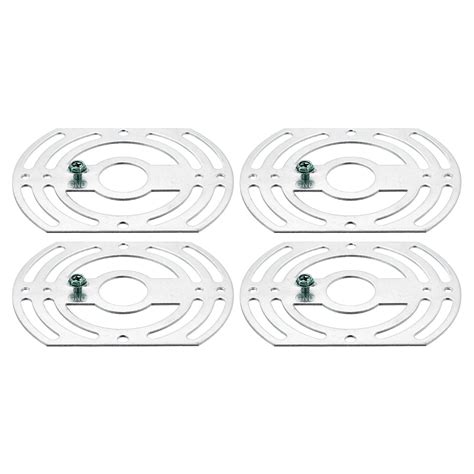 Uxcell Light Crossbar 4 Pack Carbon Steel Mounting Bracket Universal Lamp Fixture With Ground