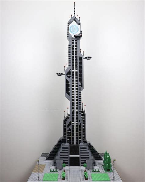 Lego Moc Ninjago Borg Tower By Monopunks Rebrickable Build With Lego