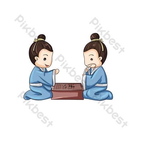 고대 의상 교사 학생 체스 만화 손으로 그린 그림 일러스트 Png Psd 무료 다운로드 Pikbest