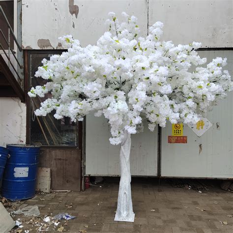 Artificial Cherry Blossom Tree 4ft 5ft 6ft Red White Pink Table Flower