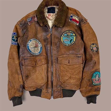 Vintage Vintage 80s Avirex G 1 Flight Usa Leather Jacket Grailed