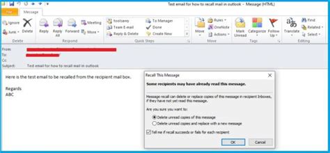 How To Recall Mail From Outlook In 2024 With Screenshots