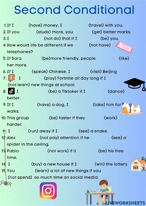 Second Conditional Online Exercise For 5º Primaria Live Worksheets