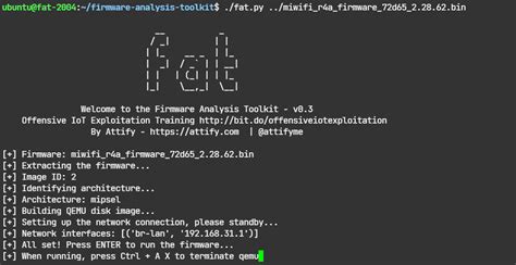Given No IP Issue Attify Firmware Analysis Toolkit GitHub
