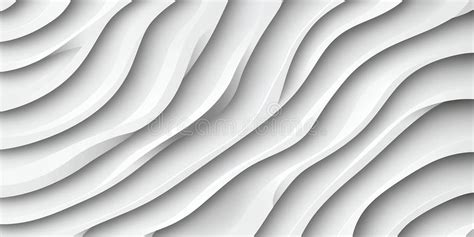 Abstract White Wave Pattern Background Design Modern Elegant Texture For Wallpaper Stock