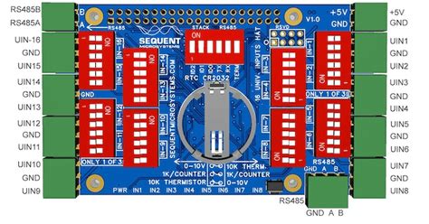 Sixteen Universal Analog Digital Inputs Hat For All Raspberry Pi Versions From Zero To 5 U Diy