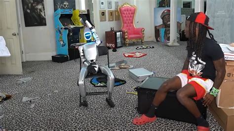 video humanoid robot humiliated by social media influencer kai cenat