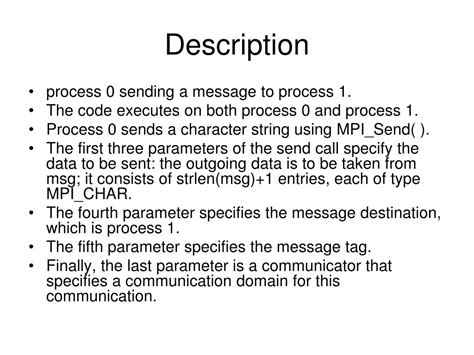 Ppt Message Passing Interface Powerpoint Presentation Free Download