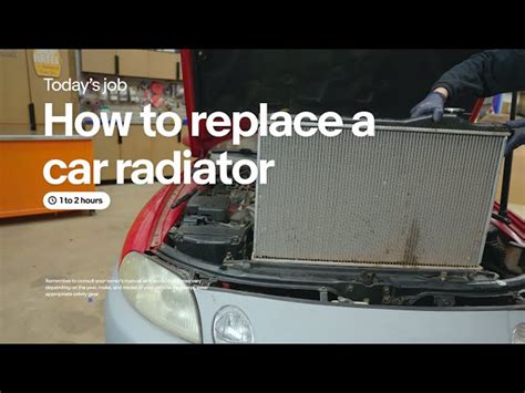 How To Replace A Car Radiator