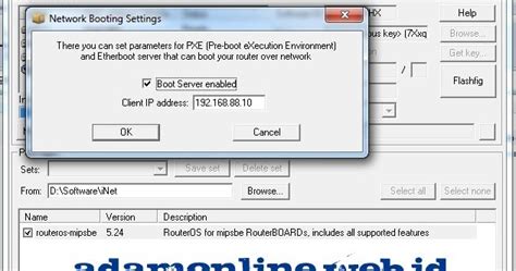 Cara Reset Mikrotik Dengan Netinstall Kumpulan Tutorial
