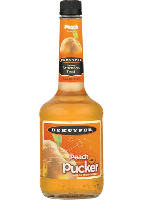 Buy Dekuyper Pucker Peach Schnapps Liqueur At