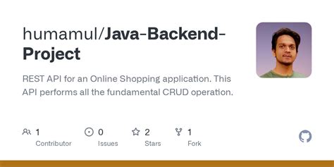 GitHub Humamul Java Backend Project REST API For An Online Shopping Application This API