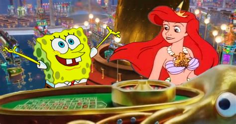 Spongebob And Ariel Plays Roulette By Jakeyfrollogothel On Deviantart