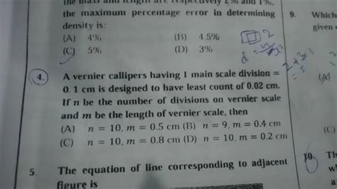The Maximum Percentage Error In Determining Density Is Filo