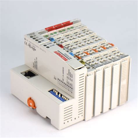 Beckhoff Bk9000 Ethernet Tcp Ip Bus Coupler W 3 Kl2612 And 1 Kl9010