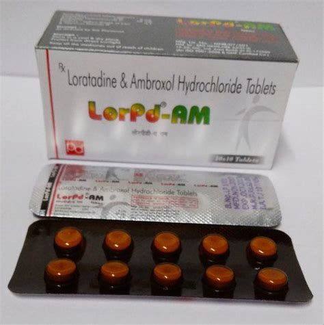 Loratadine And Ambroxol Tablets Loratadine With Ambroxol Tablets Exporter At Latest Price From