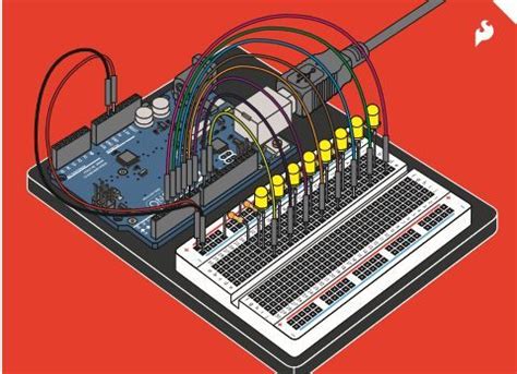 Controlling Multiple LEDs With An Arduino Uno Arduino Simple Arduino Projects Liquid