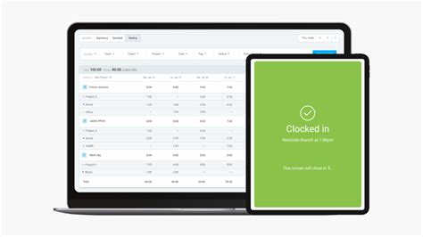 Kiosk Clockify Features