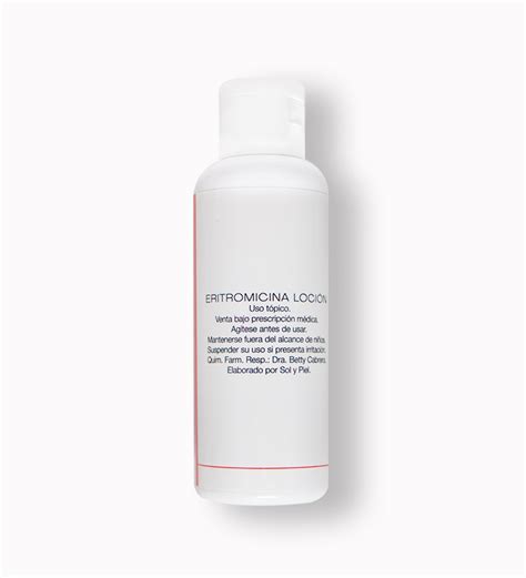 Eritromicina loción ml Sol y Piel