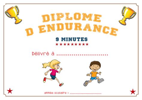 Diplôme Dendurance