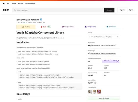 vue hcaptcha by hcaptcha a vue template built at lightspeed