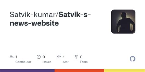 github satvik kumar satvik s news website