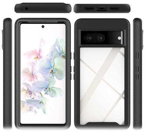 SDTEK Case For Google Pixel Full Cover Glass Screen Protector