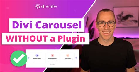 how to create a divi carousel without a plugin divi life