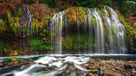 Mossbrae Falls State Of California The United States Stones For