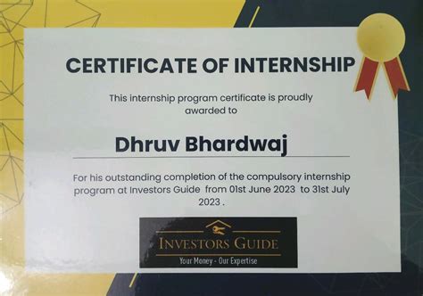 Dhruv Bhardwaj On Linkedin I Am Happy To Share With You All That I Have Completed My Internship At