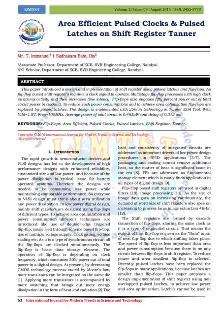 implementation of d flip flop using cmos technology pdf